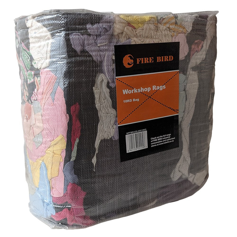 rags mixed cotton compressed 10kg – Firebird NZ - Wholesale Industrial ...